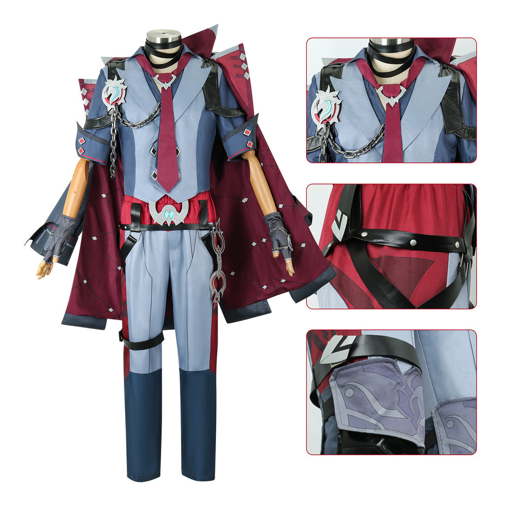 Genshin Impact Wriothesley Cosplay Clothes Comic Con Cos Costume ...