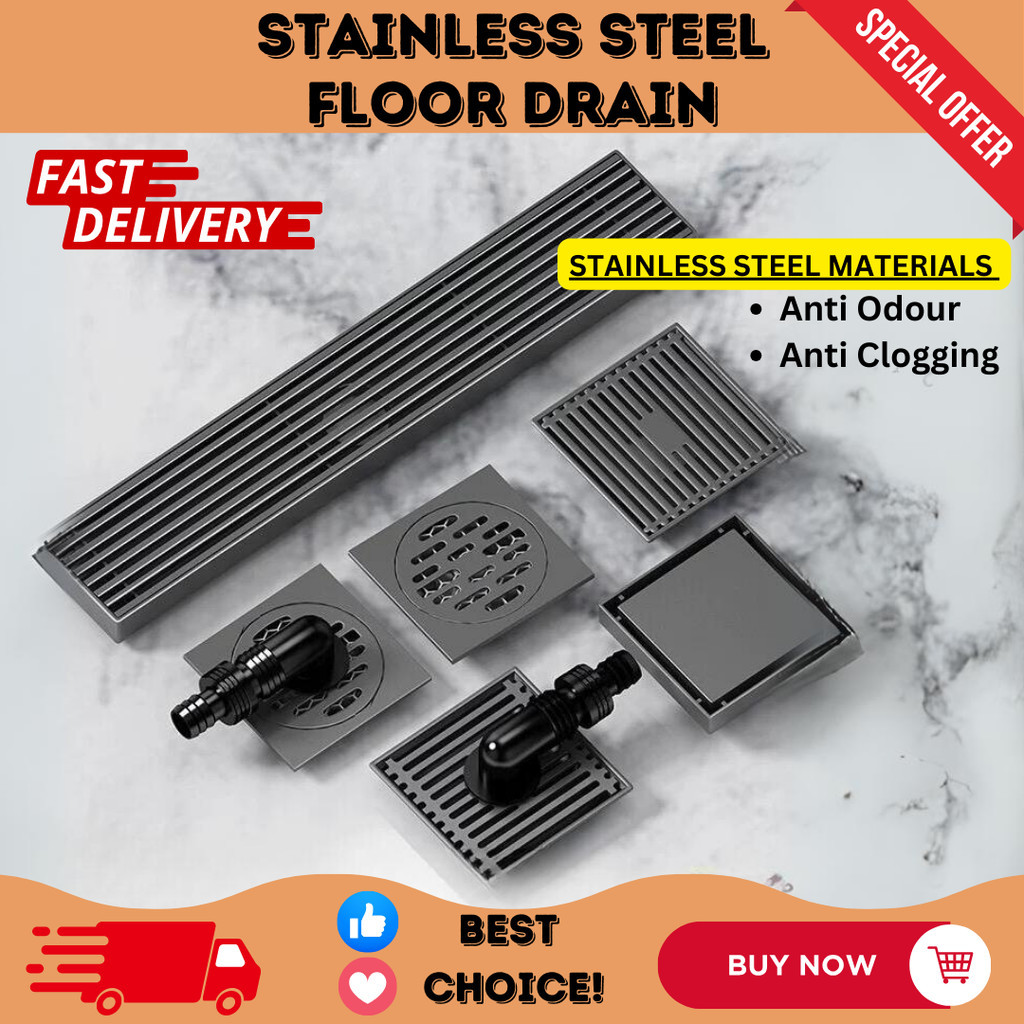 Shower Floor Grating Washing Machine Floor Drain with Filter 304 ...