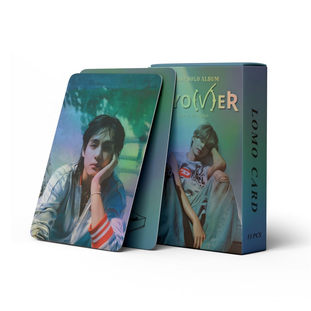 Kpop Kim Taehyung solo Laser Photocard Layover BTS Postcard BTS ...