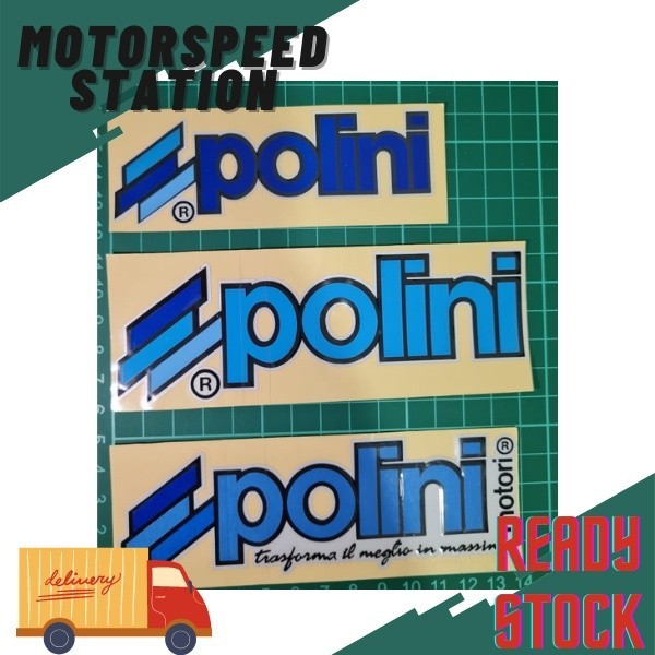 STICKER Pantul Cutting Polini Motori Stiker Motor Reflective | Shopee ...