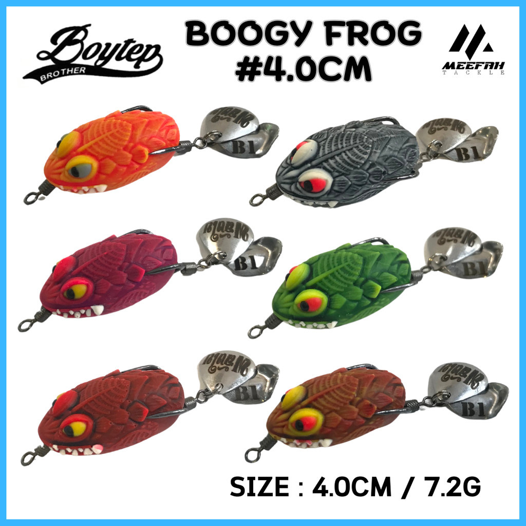 BOYTEP - BOOGY FROG #4CM - Soft Lure Bait Jump Frog Katak | Shopee Malaysia