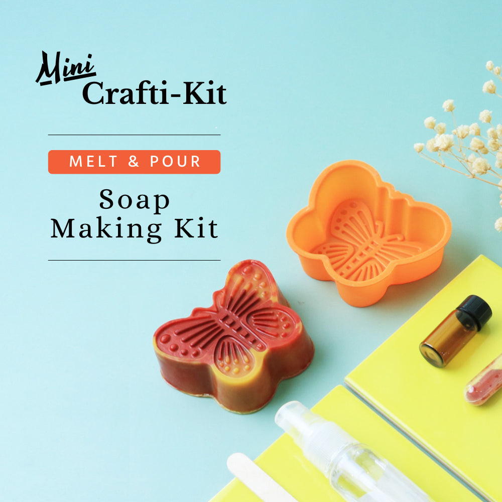 Melt & Pour Butterfly Soap DIY Kit | Mini Crafti-Kit Craftiviti | DIY ...