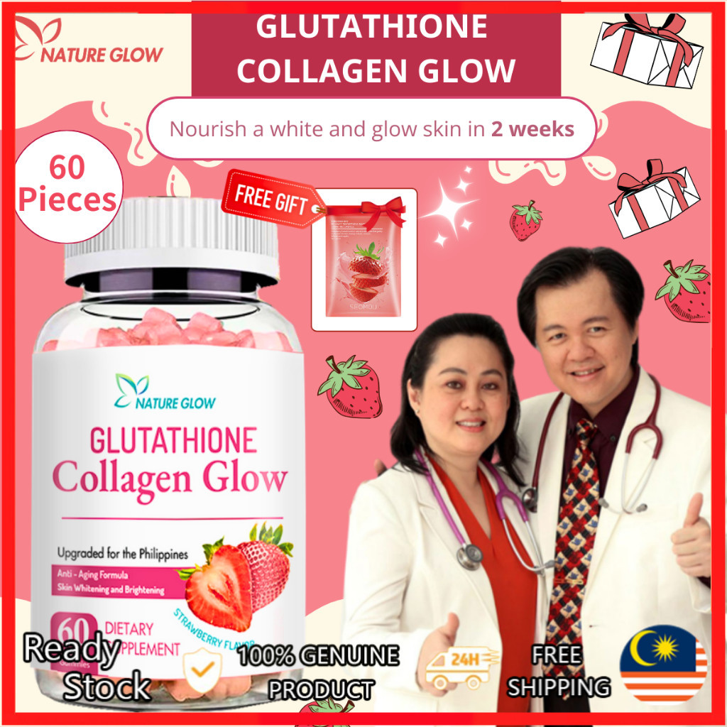 100% ORIGINAL NATURE GLOW Glutathione Collagen Glow Original Anti-Aging ...