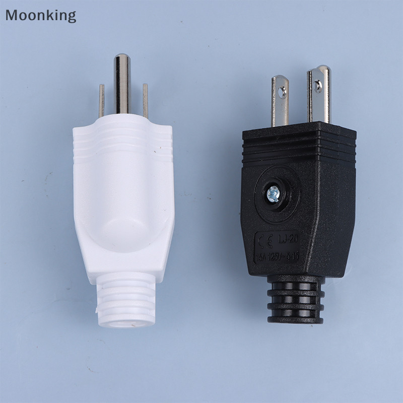 NEW US American 3 Pin 5-15P AC Electrical Power Male Plug Adaptor ...