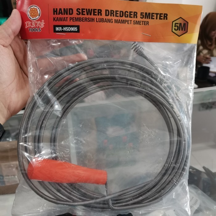 Clogged pipe cleaning wire 10 meters 5 meters IKURA hand sawer pipe ...