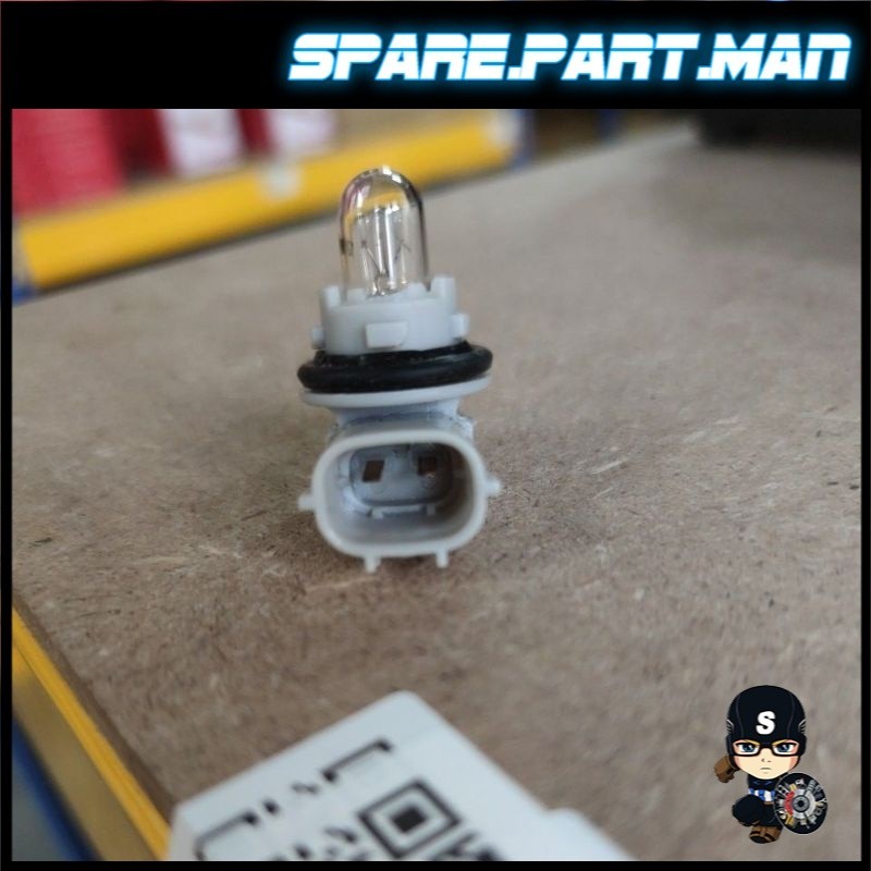 2pin perodua axia bezza (t10 t15) bulb socket connector kaki lampu ...