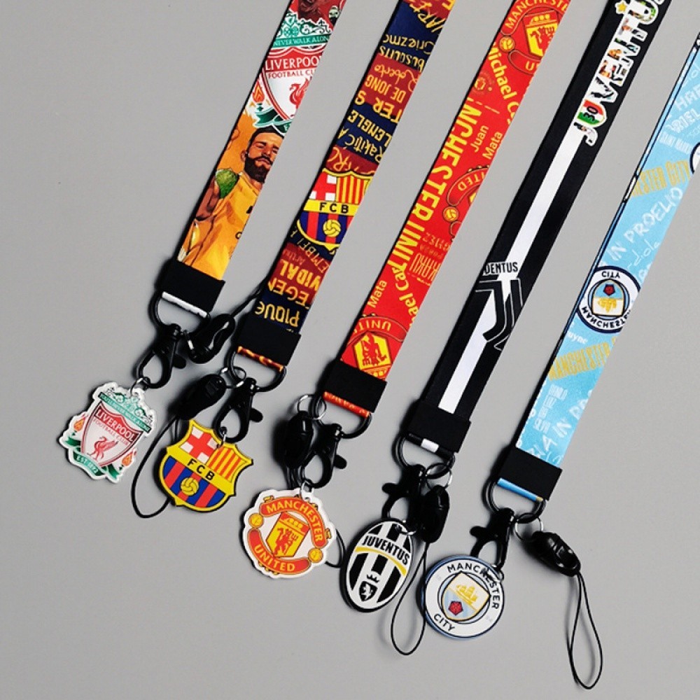 Mobile Phone Long Neck Lanyard Work Campus Activity Lanyard Football ...
