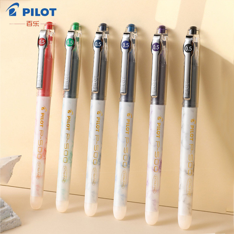 Pilot P500 Neutral Pen 0.5mm Large Capacity Ballpoint Pen Needle Tube ...