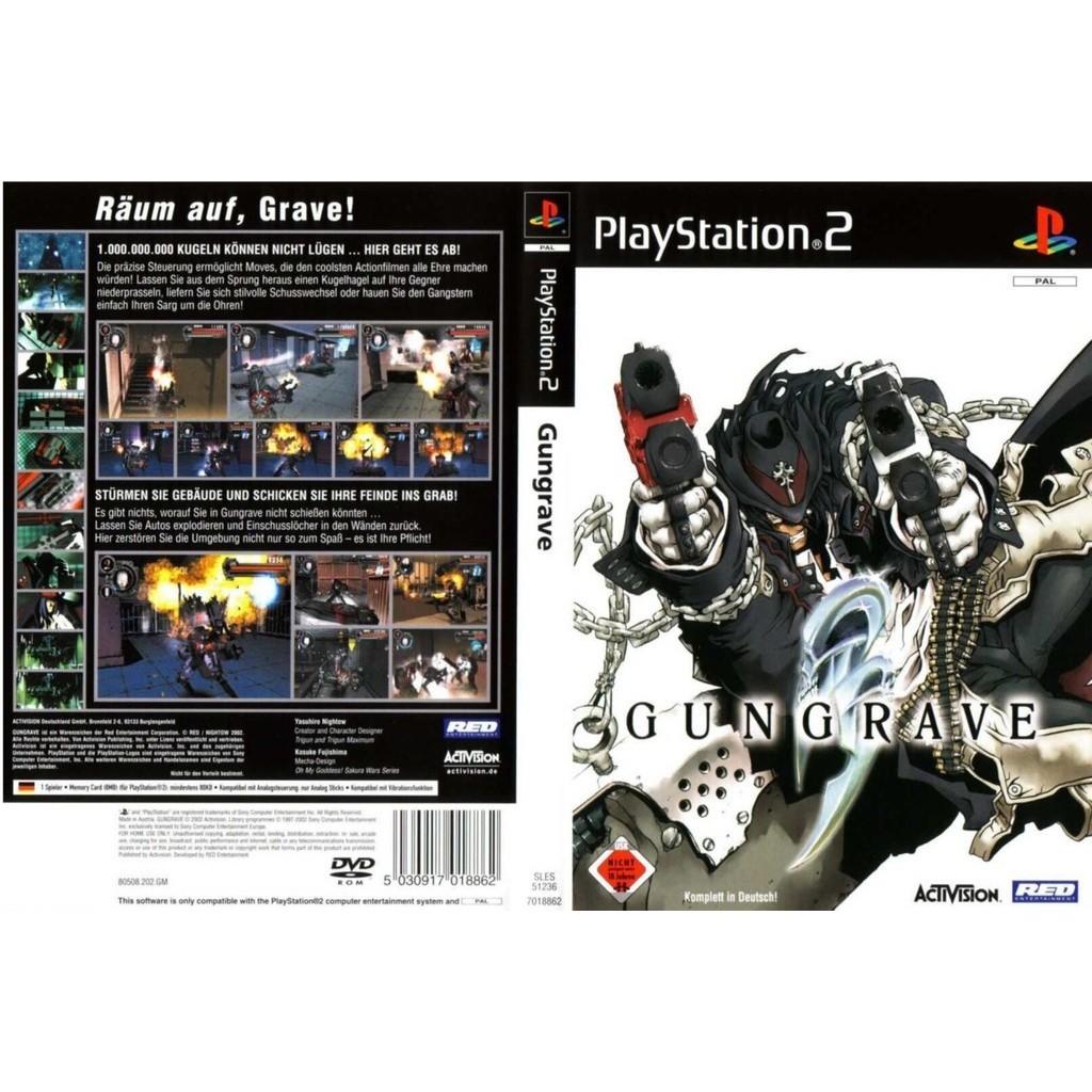 （PS2 Games CD DVD）PS2 Gungrave (DVD Game) | Shopee Malaysia
