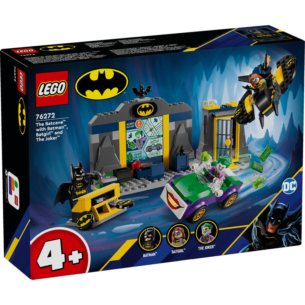 LEGO 76272 DC Super Heroes The Batcave with Batman, Batgirl and The ...