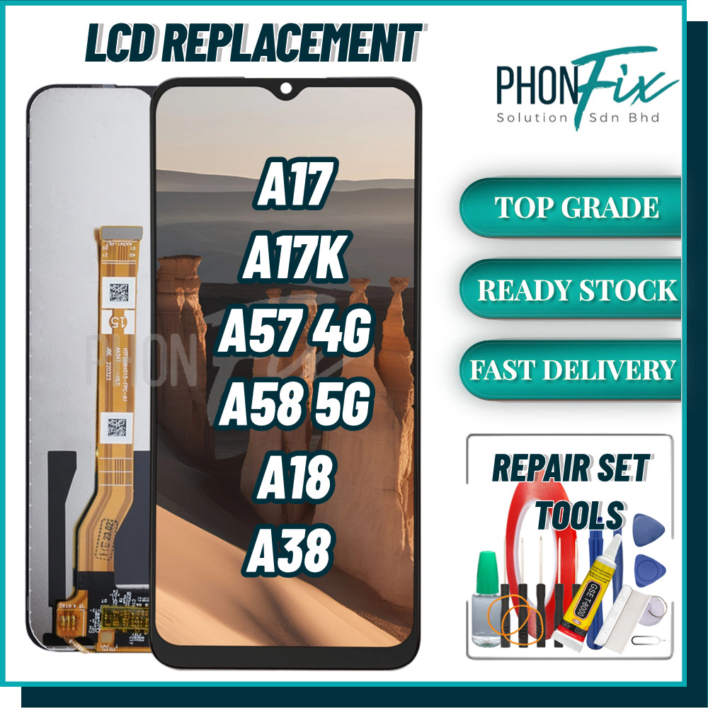 OPPO A17 CPH2477 / A17K / A57 4G CPH2387 / A58 5G PHJ110 / A18 CPH2591 ...