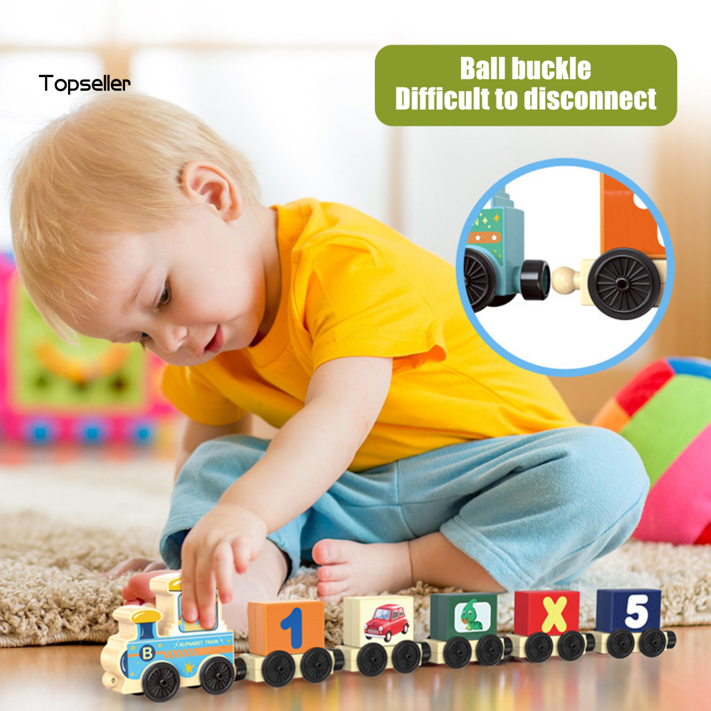 Tops* Toddlers Educational Toy Fun and Educational Building Block Train ...
