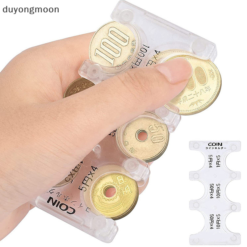 (duyongmoon) Coin Dispenser Coin Collection Purse Wallet Organizer ...