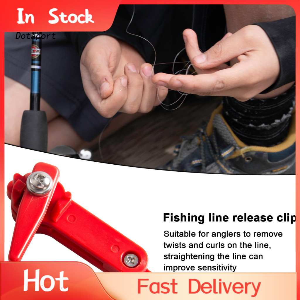 KDDT- Angler Line Twist Remover Compact Fishing Line Straightener ...