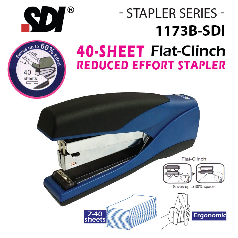 SDI 1173B-SDI 40-Sheet Reduced Effort Stapler (1pc/box) | Shopee Malaysia