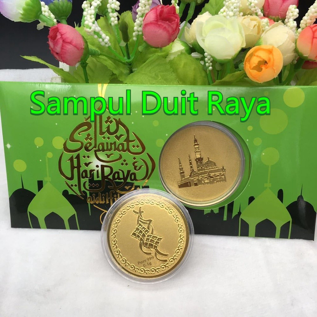 2025 New Sampul Duit Raya Gold Coin Festival Hari Raya Gift Packets ...