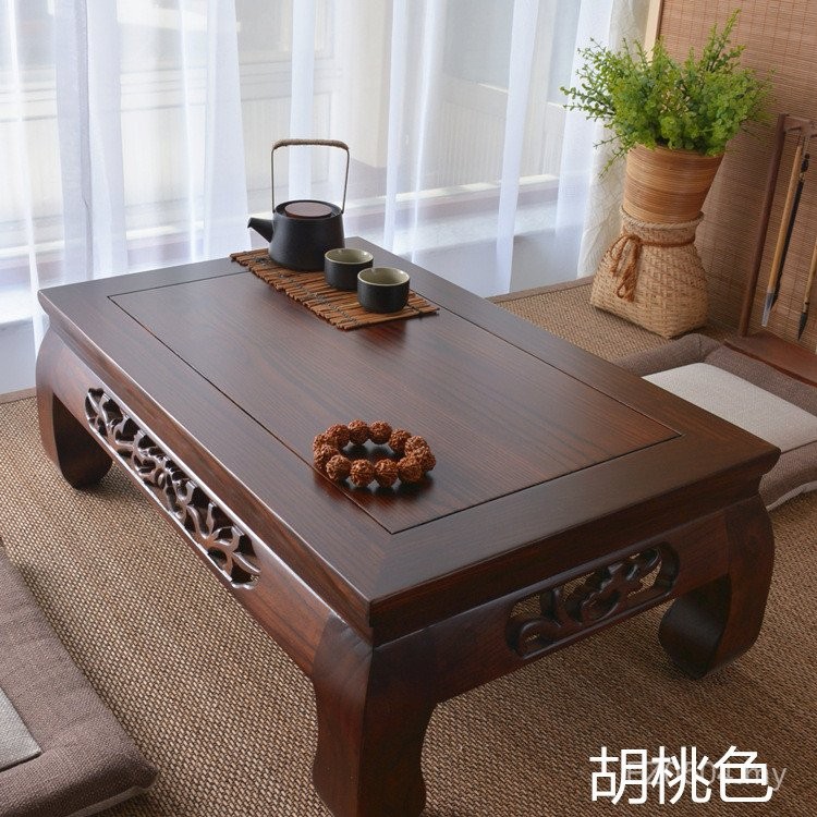 Chinese Style Study Table Tea Table Platform Carved Table Tatami Kang ...