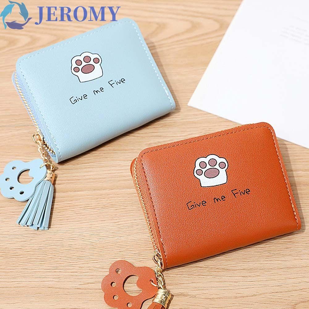 JEROMY Korean Money Bag For Girls Cat Claw Multifunctional PU Leather ...