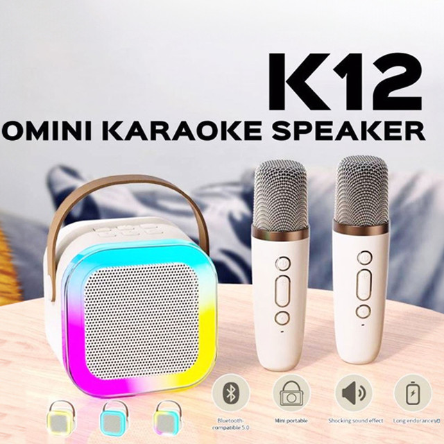 [Shopee Choice] Wireless Karaoke Speaker With Karaoke Bluetooth Microphone K12 Home KTV Karaoke ...