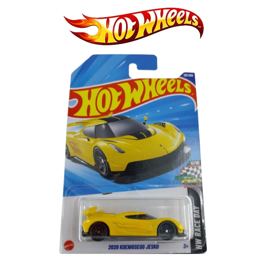 Hot Wheels 2020 Koenigsegg Jesko Yellow HW Race DAY | Shopee Malaysia