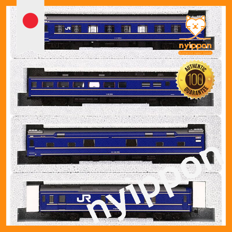 KATO HO Gauge 24 Series Sleeper Limited Express Hokutosei Basic 4-Car Set 3-515 Train Passenger ...