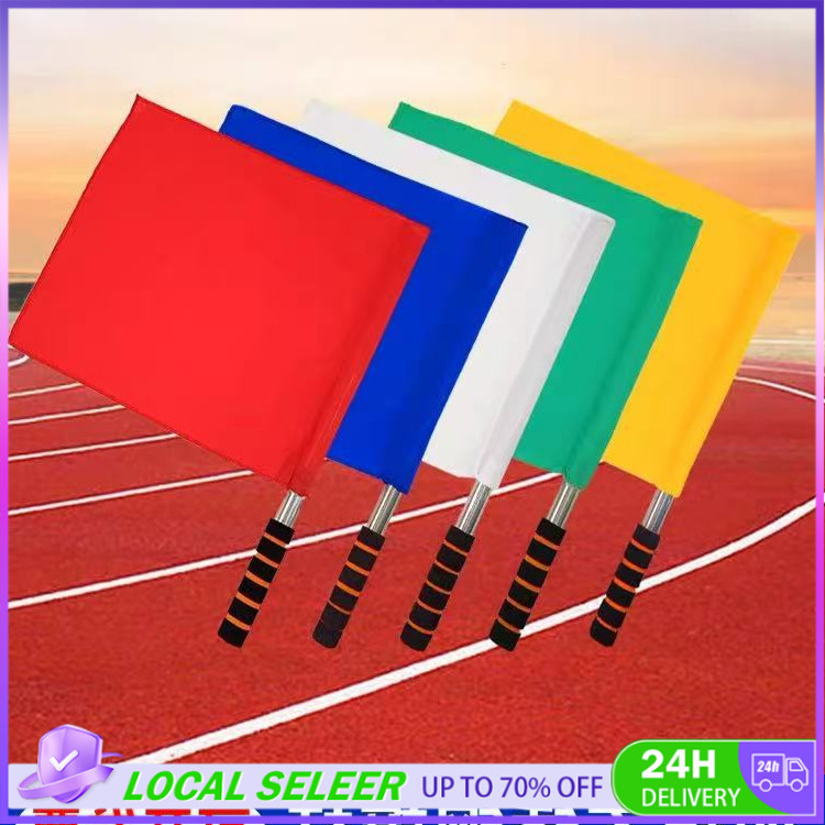 Referee Flag/Traffic Flag/Linesman Flag/Signal Flag/Starting flag for track and field ...