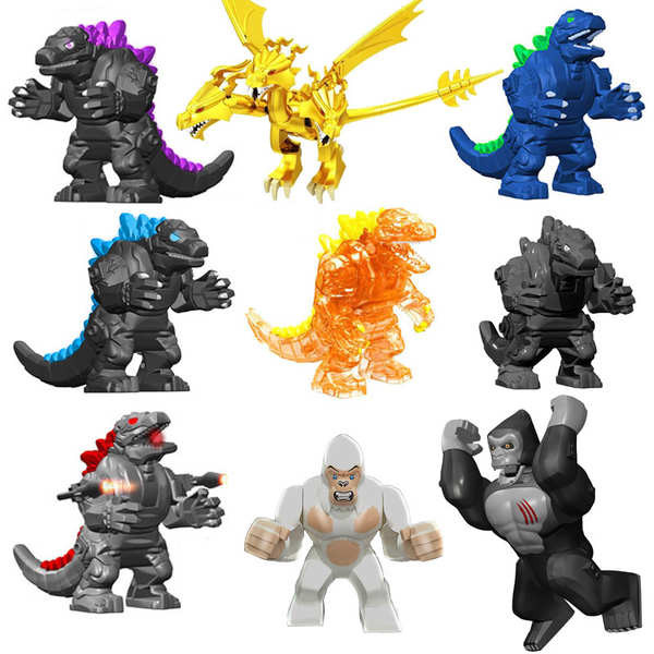 godzilla figure godzilla toys godzilla Compatible Lego Monster Godzilla ...