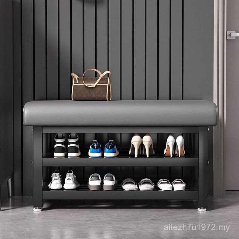 Household Doorway Shoe Changing Stool Entrance Wrought Iron Shoe ...