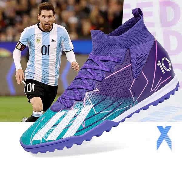 kasut bola kasut sukan Messi C Luo Gao Top Falcon Football Boots Men ...