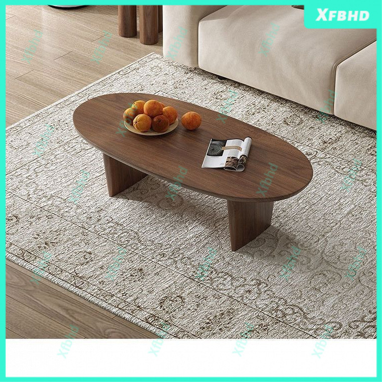 Small Small Apartment Living Room Japanese Style Oval Small Low Table ...
