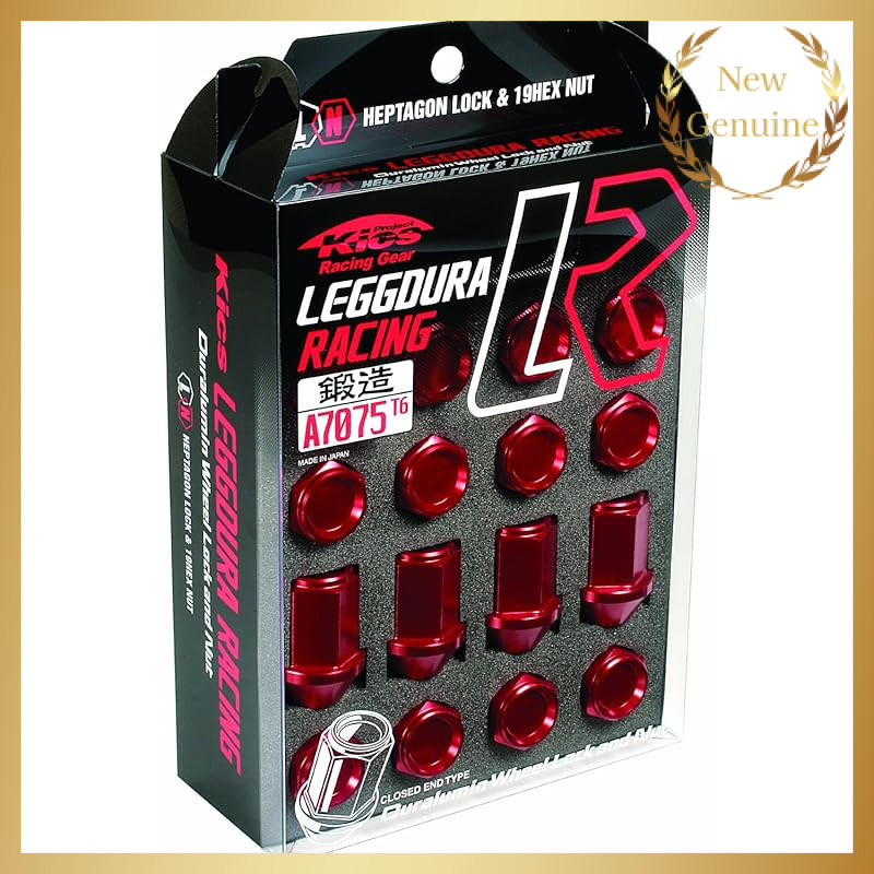 KYO-EI Kics LEGGDURA RACING Wheel Lock & Nut Set M12 x P1.25 ...