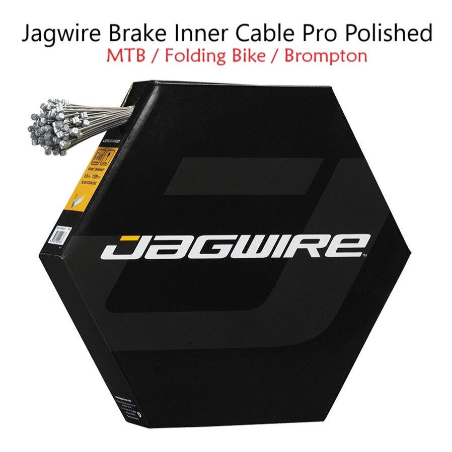 Jagwire Brake Inner Cable Pro Polished for Brompton & Folding Bike 2000mm | Shopee Malaysia