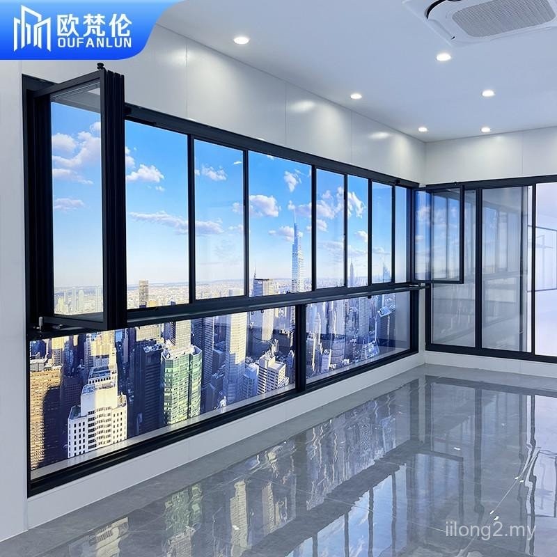 New Style Shanghai Seal Balcony Panoramic Folding Window Left Right ...