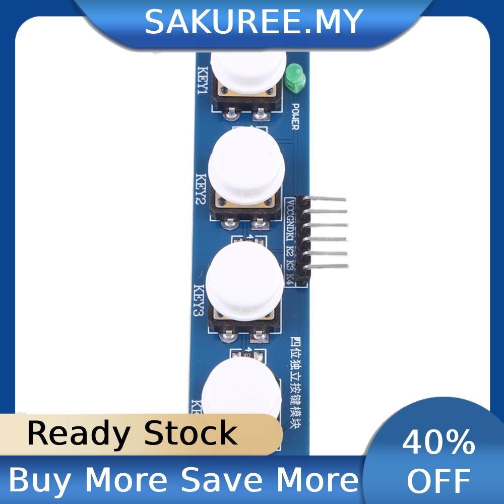 4 Key Touch Button Module With Led And Hat For Arduinoraspberry Pimcu Digital Output Built In