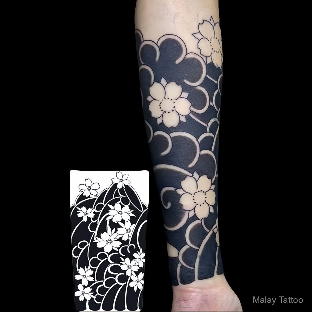 Herbal Tattoo Stickers Plant Dyed Tattoo Stickers+Hand-Painted Style ...