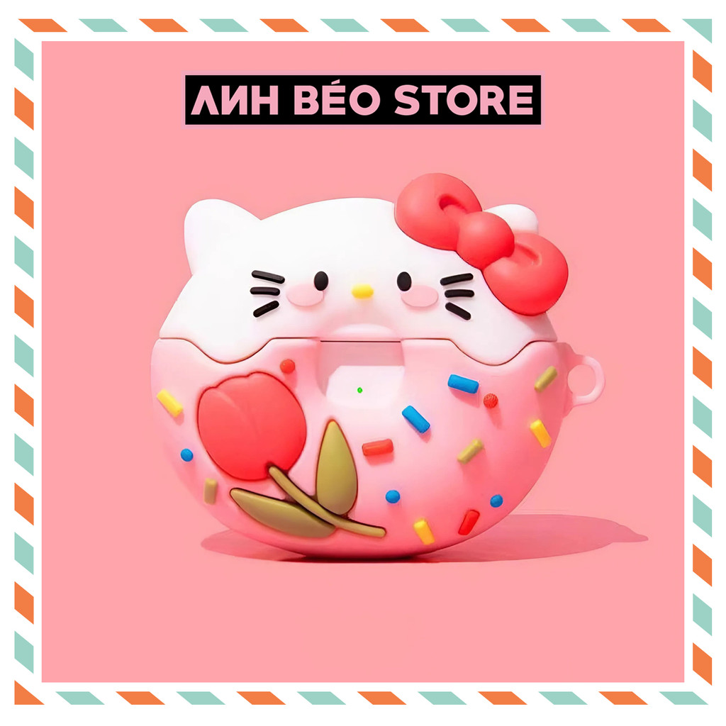 Airpod 2 3 4 Pro Pro 2 Donut Tulip Cat Case Airpods with high quality ...