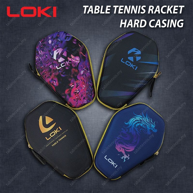 Loki Table Tennis Racket Case Gourd Shape Hard Casing Ping Pong Blade Paddle Bats Storage ...
