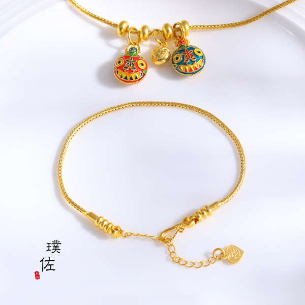gelang couple gelang emas 916 gelang titanium anti karat original Long ...