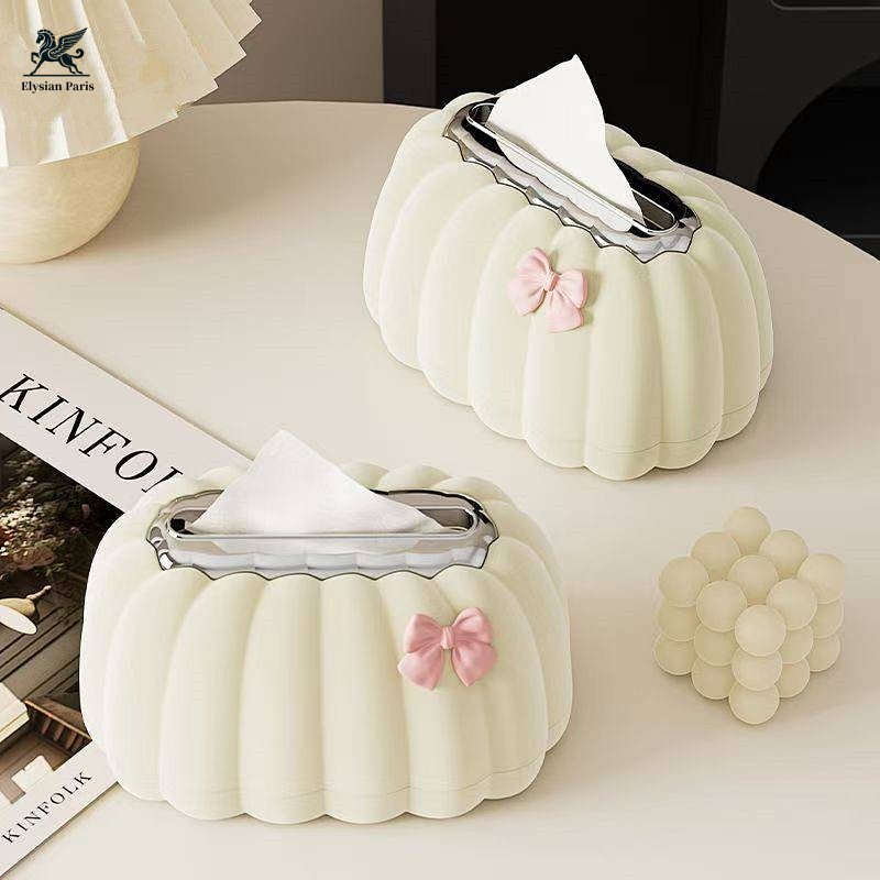 Kotak Tisu Aesthetic | Tissue Box Holder Cute Creative Flocking Storage ...