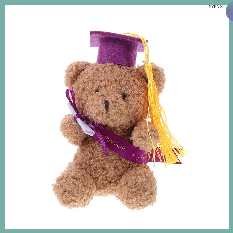 Graduation Bear For Graduation Stuffed Animal Decoration Tiny Plush ...
