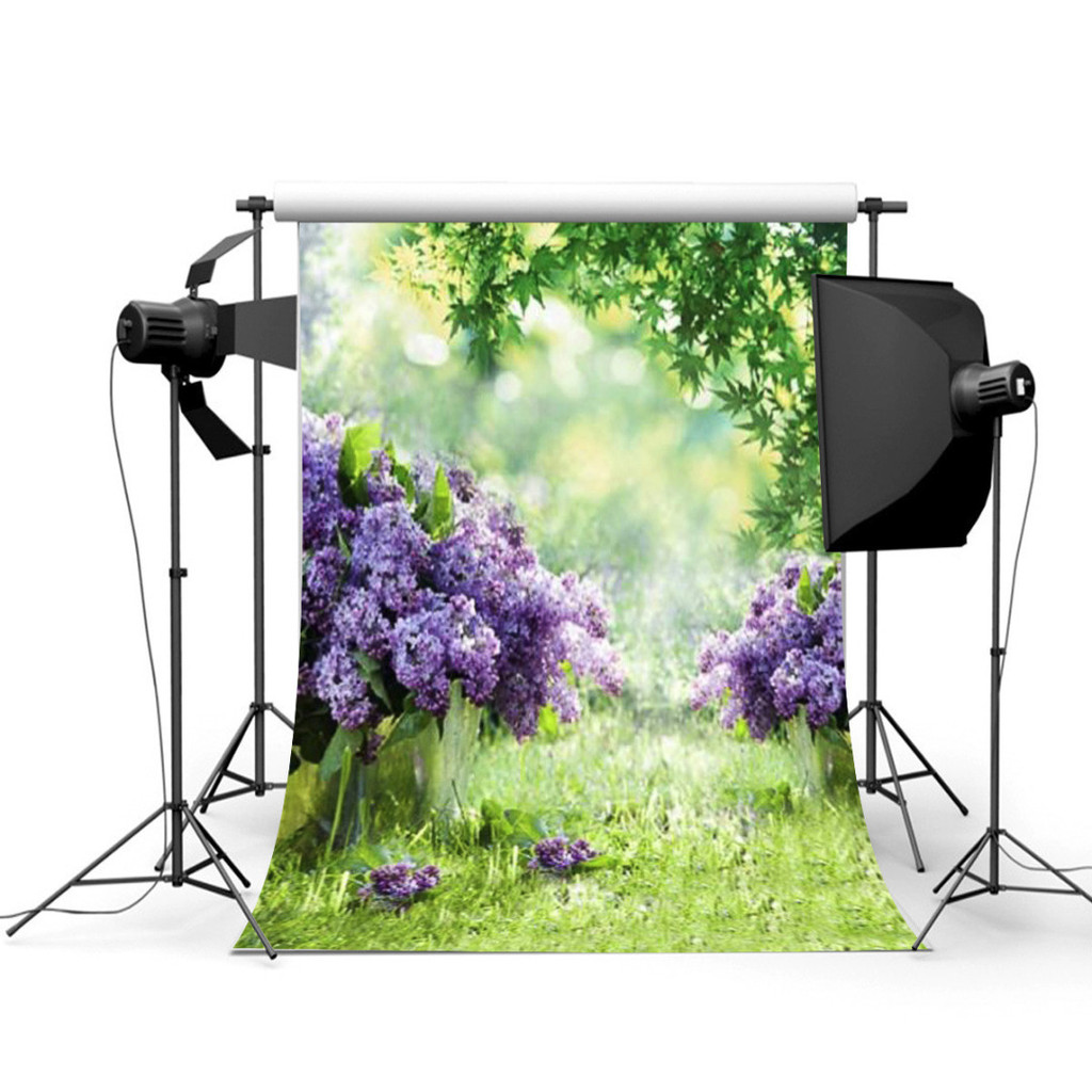 3x5ft Vinyl Spring Flowers Photography Background Studio Photo Backdrop ...