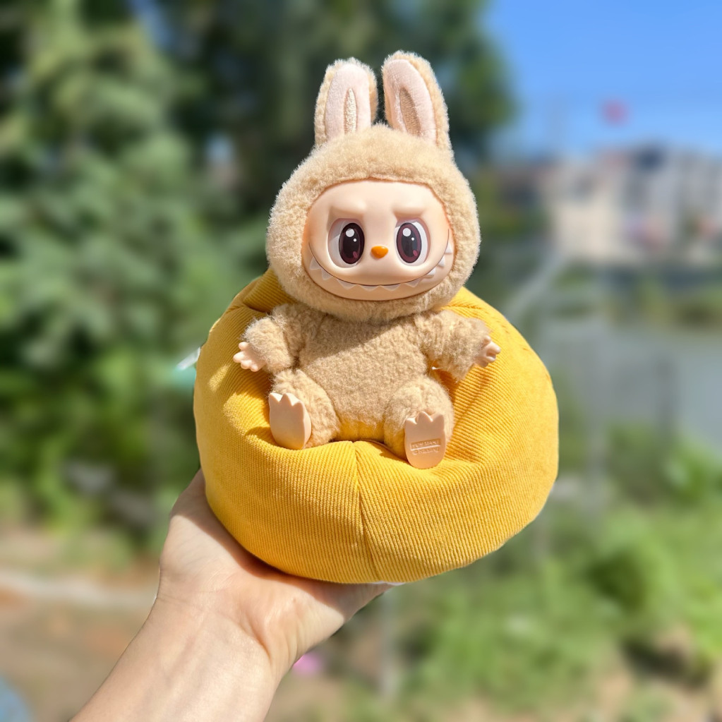 Labubu Sofa Second Generation Labubu Sitting Party Series Doll Sofa Car ...