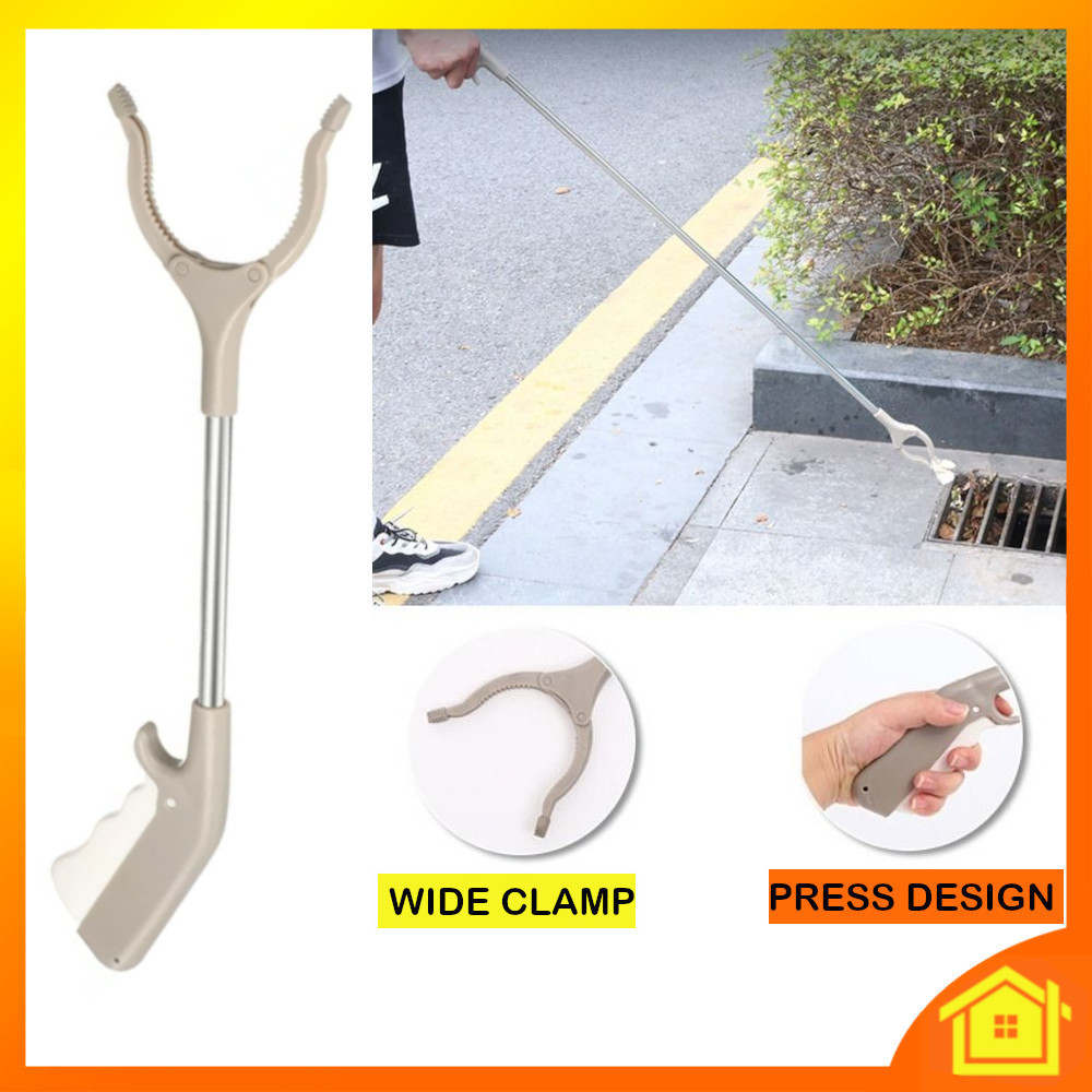 Garbage Picker Trash Grabber Stick Helper Stainless Steel Outdoor ...