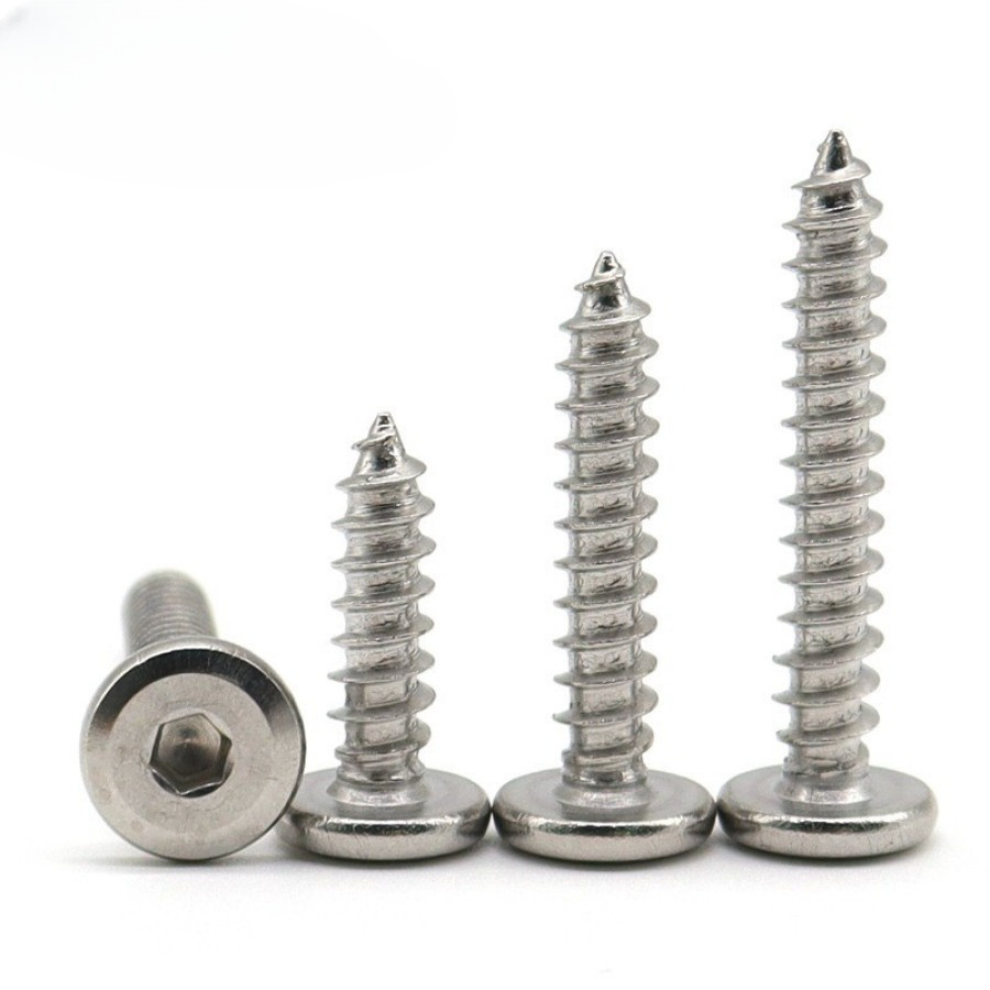 [JLY] 304 Stainless Steel Inverted Hexagon Self-Tapping Screws Large ...