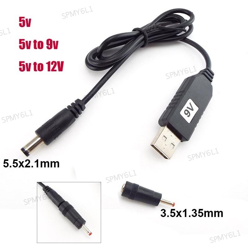 USB Converter 5V to DC 5V 9V 12V 3.5mm Power Boost Line Step UP Module ...