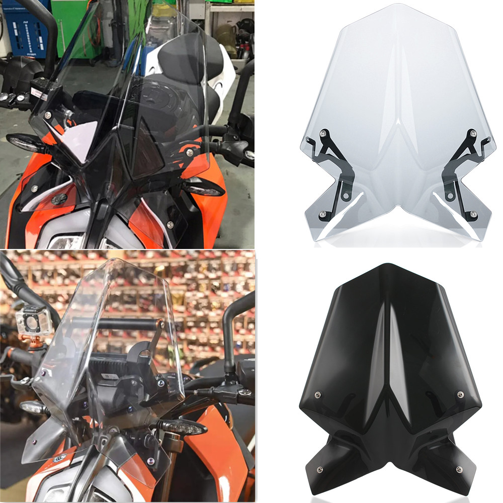 Windshield Windscreen For KTM Duke125 Duke390 2017 2018 2019 2020 2021 ...