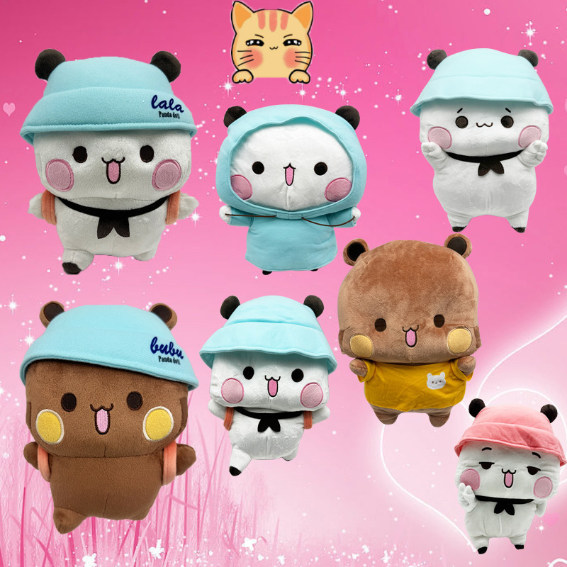 BCT Bubu and Dudu Panda Plush Cute Cartoon Panda Bear Kawaii Doll ...