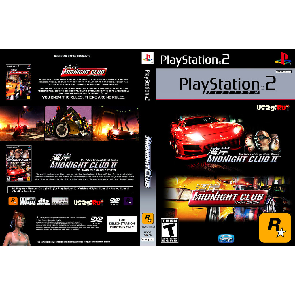 🔥PS2 Games CD DVD 🔥PS2 MIDNIGHT CLUB I & II (DVD Game) | Shopee Malaysia