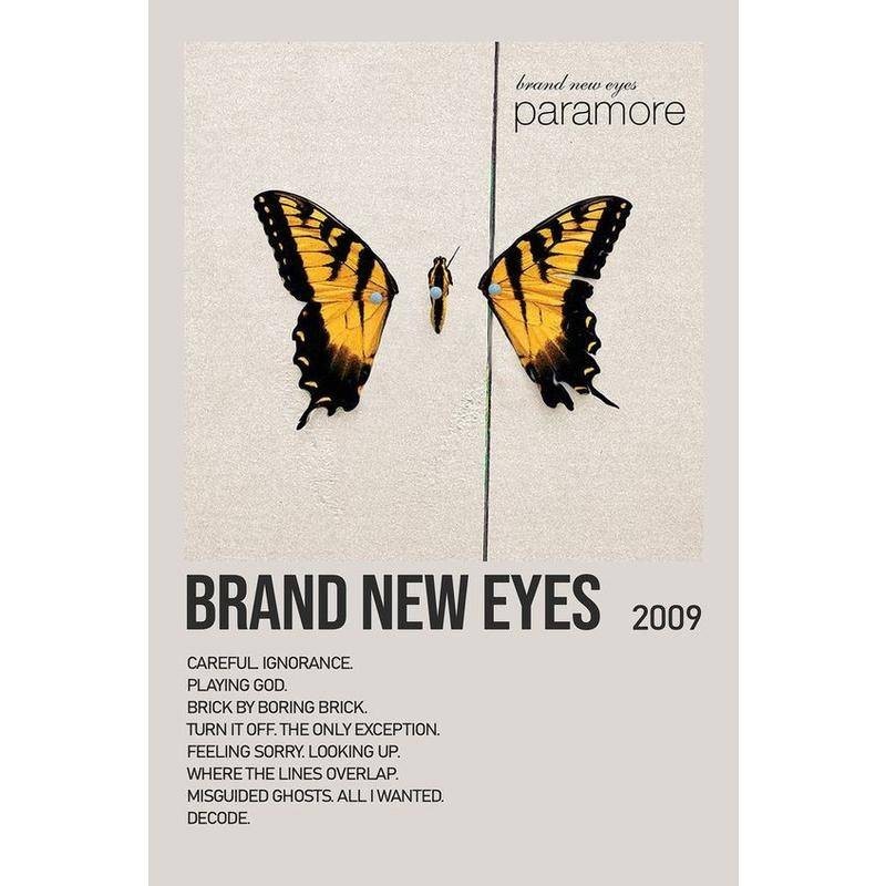 Paramore music album cover Hayley Williams canvas prints posters for ...