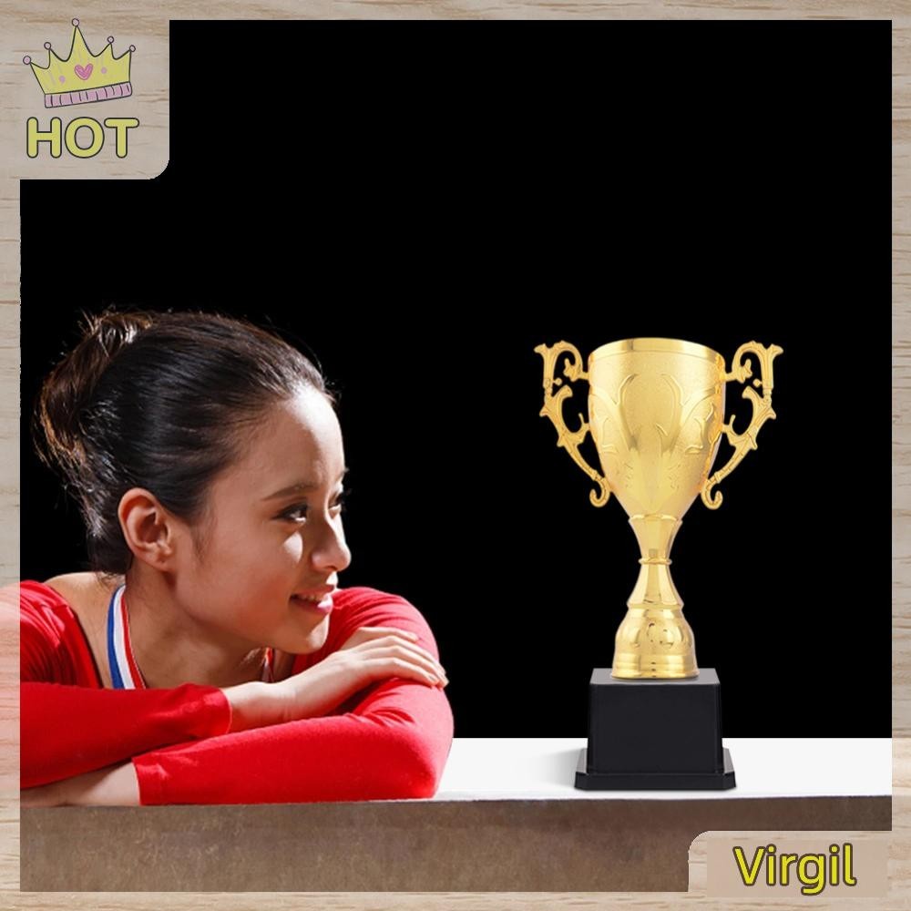 [Virgil.my] Competition Trophy with Base Trophy Toys Gold Trophy for ...